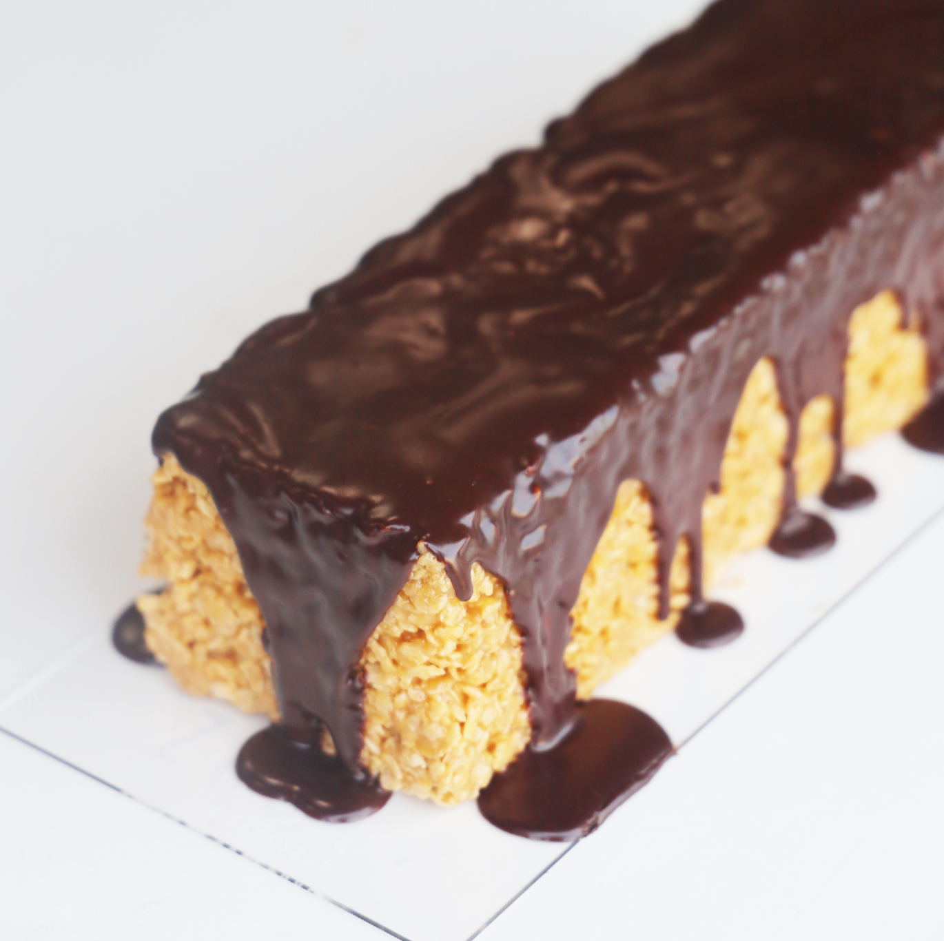 Peanut Chew Rice Crispy Log (GF) – ZestBakeshop
